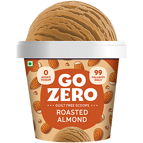 Buy Go Zero Roasted Almond Guilt Free Ice Cream Online at Best Price of ...