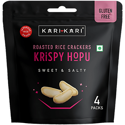 Buy Kari Kari Krispy Hopu Sweet & Salty Roasted Rice Cracker Online at Best Price of Rs 71.61 ...