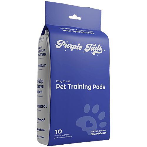 Buy Purple Tails Pet Training Pads - 90 x 60 cm Online at Best Price of ...