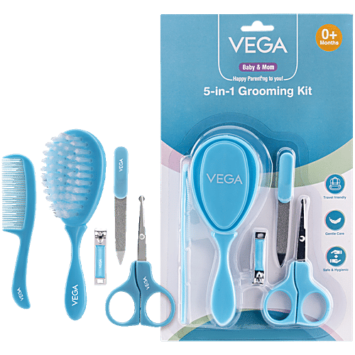 Buy Vega Baby & Mom 5 In 1 Grooming Kit - Blue Online at Best Price of ...