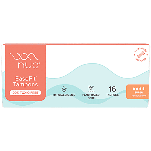 Buy Nua EaseFit Tampons - Heavy Flow Online at Best Price of Rs 220 ...