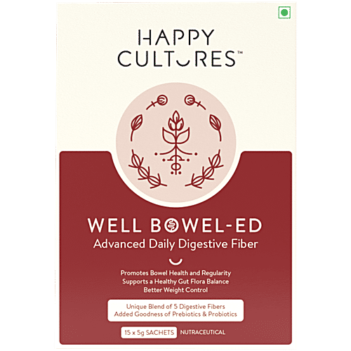 Buy Happy Cultures Well Bowel-Ed Advanced Daily Digestive Fibre ...