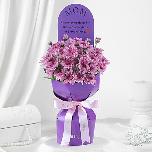 Buy FNP Fathers Day Special Daisies - Purple Online at Best Price of Rs ...