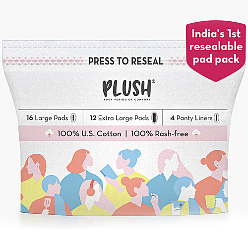 Buy Plush Sanitary Pads - L, XL Online at Best Price of Rs 360 - bigbasket