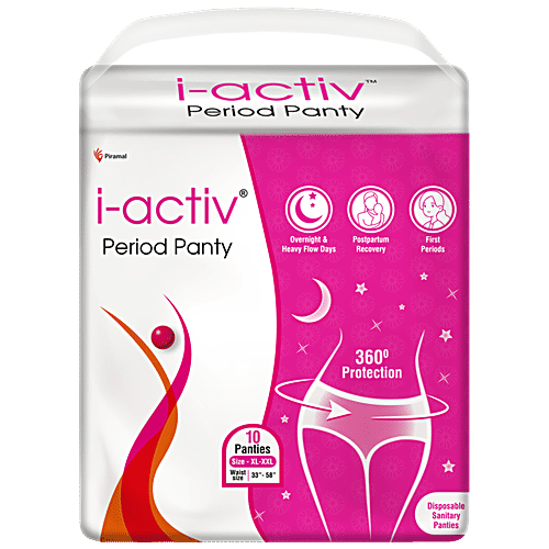 Buy i-activ Disposable Period Panties - XL-XXL Online at Best Price of ...