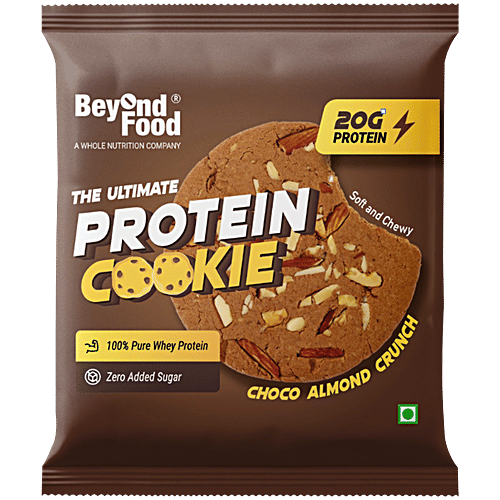 Buy Beyond Food Choco Almond Crunch Protein Cookies Online at Best ...
