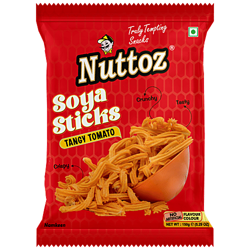 Buy Nuttoz Soya Sticks Tangy Tomato Online at Best Price of Rs 68 ...