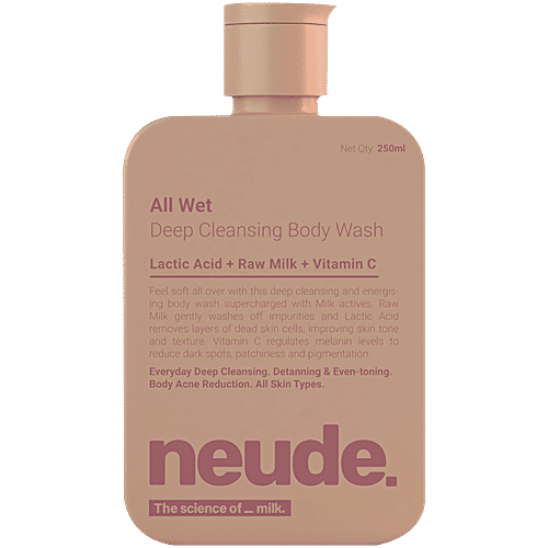 Buy Neude Skin All Wet Deep Cleansing Body Wash Online at Best Price of ...