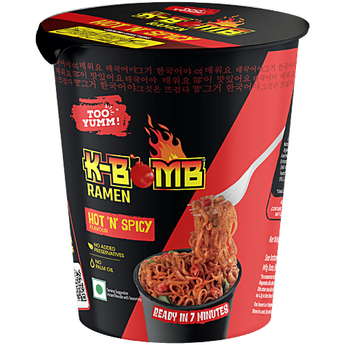 Buy Too Yumm! K-Bomb Ramen Hot 'N' Spicy Instant Noodles Online at Best ...