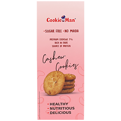 Buy Cookie Man Sugar Free Cashew Cookies Online at Best Price of Rs 157 ...