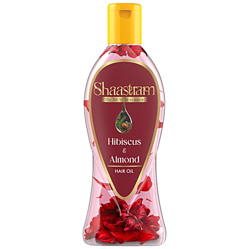 Buy Shaastram Hibiscus & Almond Hair Oil Online at Best Price of Rs 300 ...