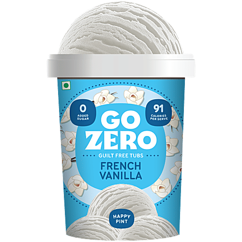 Buy Go Zero Guilt Free French Vanilla Ice Cream Online at Best Price of Rs 212.5 - bigbasket