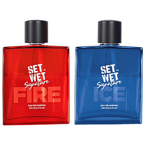 Buy Set Wet Signature Fire & Ice Eau De Parfum For Men Online at Best ...