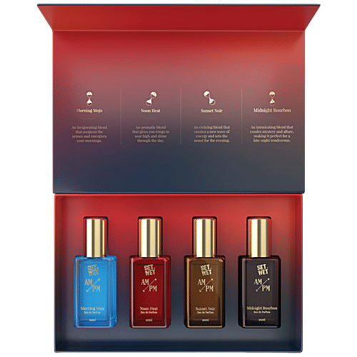 Buy Set Wet AM/PM Eau De Parfum - Morning Mojo, Noon Heat, Sunset Noir ...