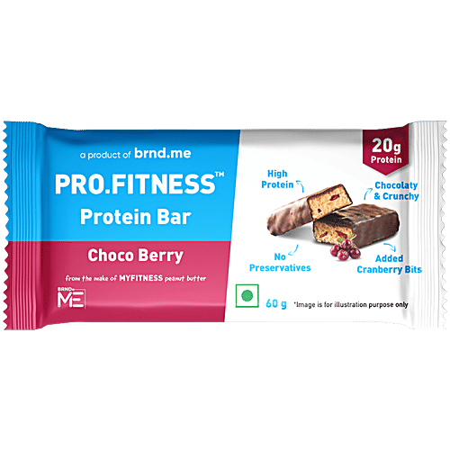 Buy Pro.Fitness Choco Berry Protein Bar Online at Best Price of Rs 114. ...