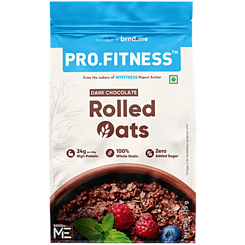 Buy Pro.Fitness Dark Chocolate Rolled Oats Online at Best Price of Rs ...
