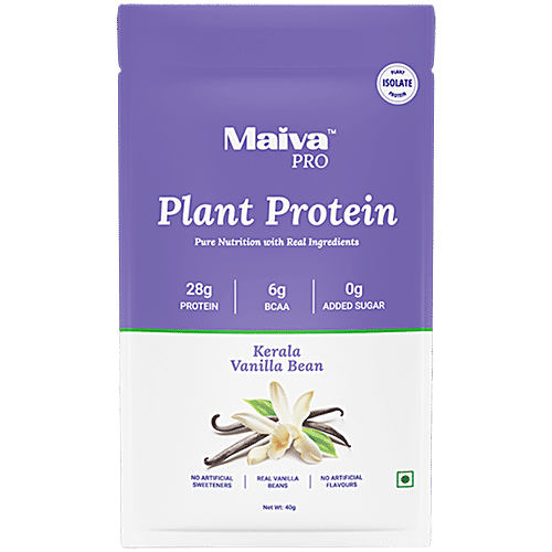 Buy Maiva Pro Kerala Vanilla Bean Plant Protein Powder Online at Best Price of Rs 160 - bigbasket