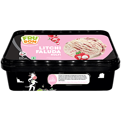Buy FruBon Litchi Falooda Kulfi Ice Cream Online at Best Price of Rs 99 ...