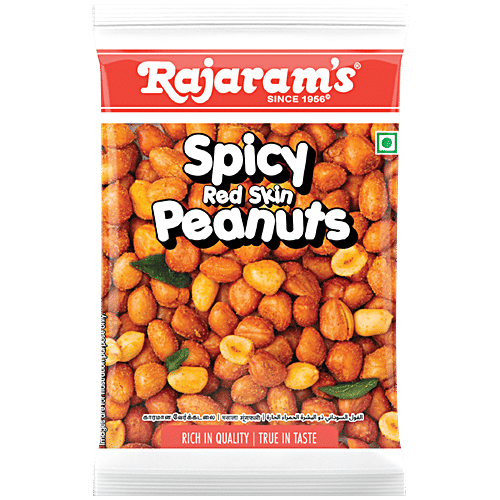 Buy Rajaram's Spicy Red Skin Peanuts Online at Best Price of Rs 37.62 - bigbasket