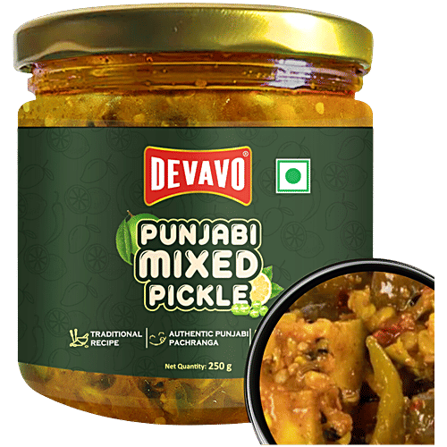 Buy Devavo Punjabi Mixed Pickle Online at Best Price of Rs 249 - bigbasket
