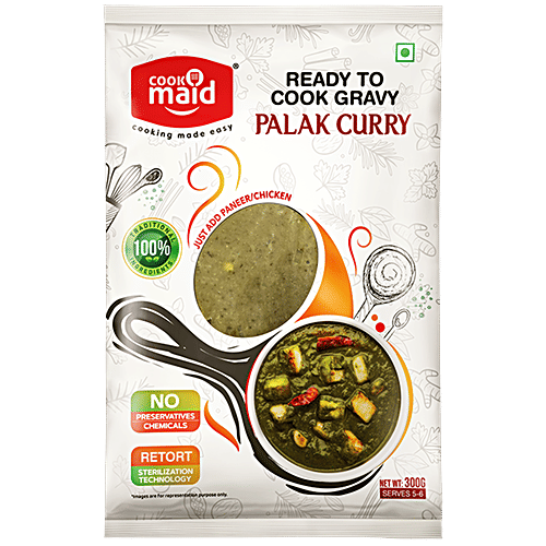 Buy COOKMAID Palak Curry - Ready To Cook Gravy Online at Best Price of ...