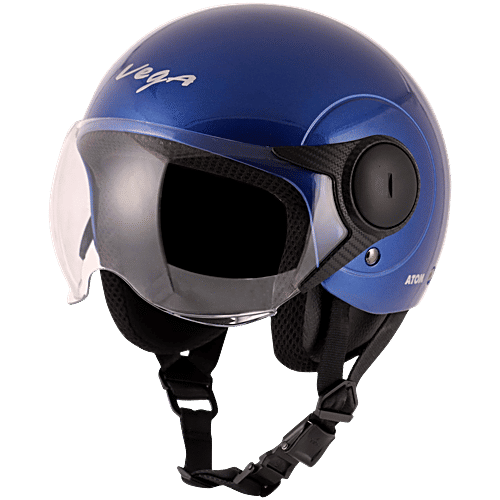 Buy Vega Auto Atom M Helmet - Blue Online at Best Price of Rs 949 ...
