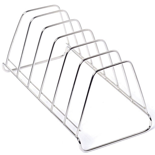 Buy Embassy Stainless Steel 6-Sections Plate Stand/Rack - Square, 31 cm ...