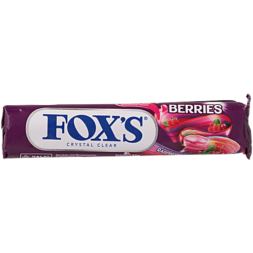 Buy Fox's Crystal Clear Berries Flavoured Candy - Raspberry & Black ...