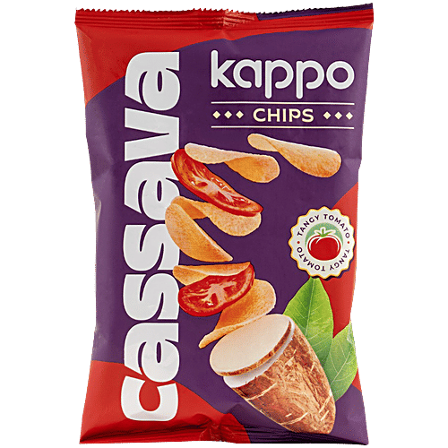 Buy Kappo Cassava Tangy Tomato Chips Online at Best Price of Rs 73.32 ...
