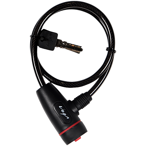 Buy Vega Auto Multipurpose Safety Cable Lock - Black Online at Best ...