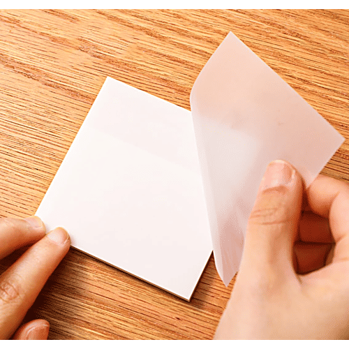 Buy Cubic Transparent Sticky Note Pads - White Online at Best Price of ...