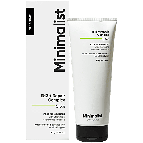 Buy Minimalist B12 + Repair Complex 5.5% Face Moisturizer Online at Best Price of Rs 399 - bigbasket