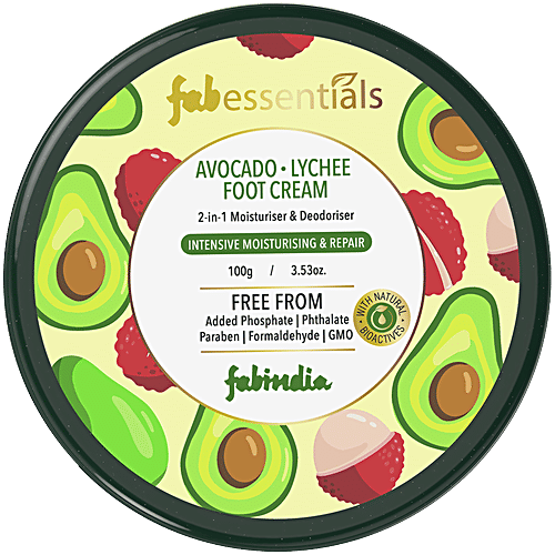 Buy Fabessentials Avocado Lychee Foot Cream Online at Best Price of Rs ...