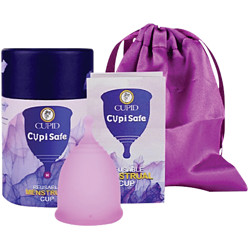 Buy Cupid Cupisafe Reusable Menstrual Cup - L Online at Best Price of Rs 328.23 - bigbasket