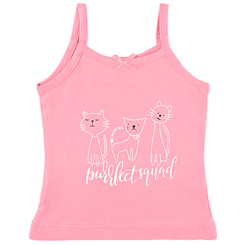 Buy Nuluv Girl's Camisole - Pink, 25 cm Online at Best Price of Rs 315 ...