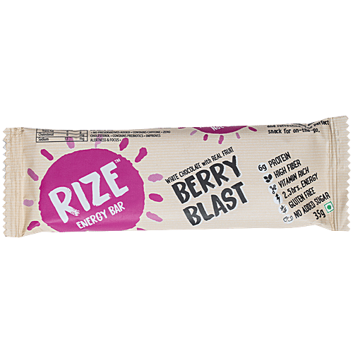 Buy Rize Berry Blast White Chocolate With Real Fruit Energy Bar Online ...