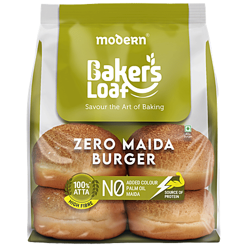Buy MODERN Baker’s Loaf Zero Maida Burger Online at Best Price of Rs 85 ...
