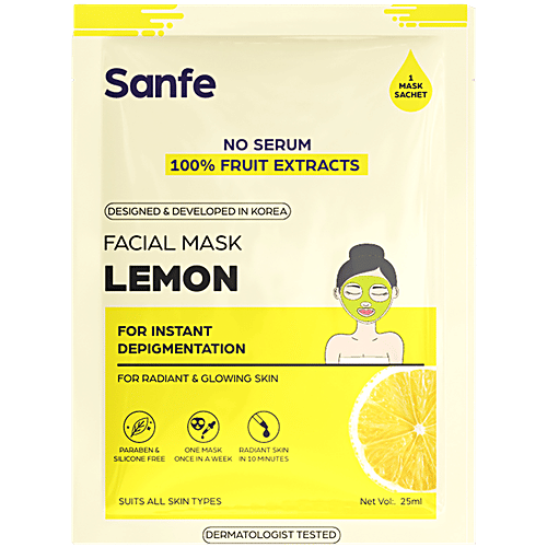 Buy Sanfe Lemon Facial Mask Online at Best Price of Rs 46.55 - bigbasket