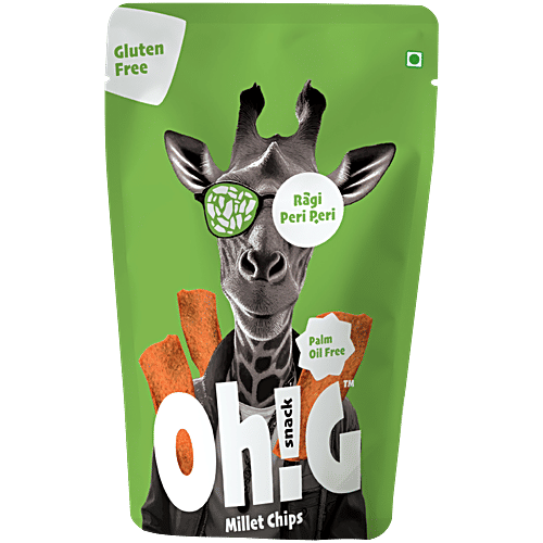 Buy Oh! G snack Ragi Peri Peri Millet Chips Online at Best Price of Rs 32.92 - bigbasket