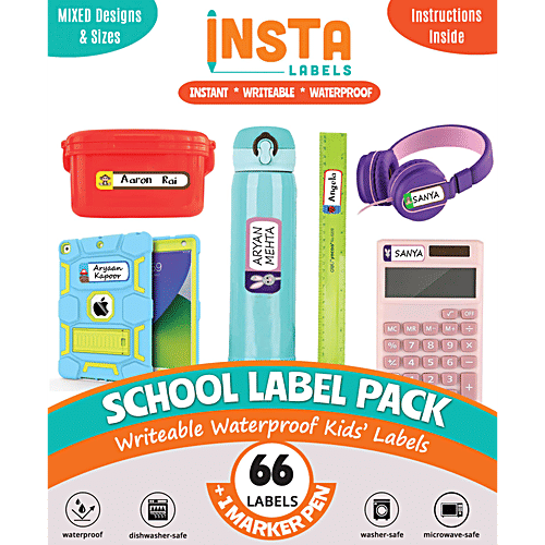 Buy Insta Labels School Labels With Marker Pen Online at Best Price of ...
