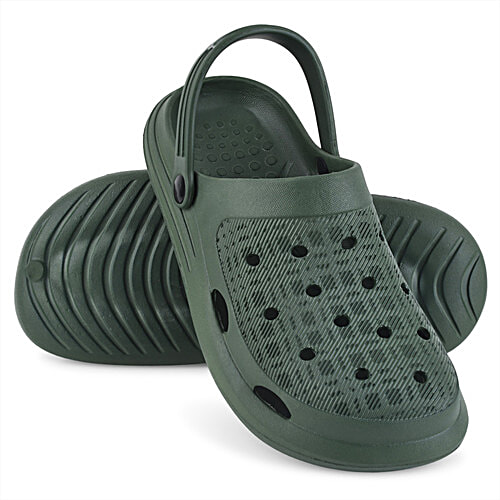 Buy Paragon Men Casual & Comfortable Clogs - Olive Green Online at Best ...