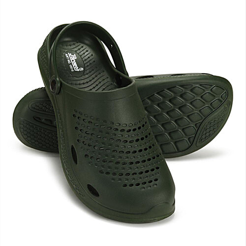 Buy Paragon Men Casual & Comfortable Clogs - Olive Green Online at Best ...