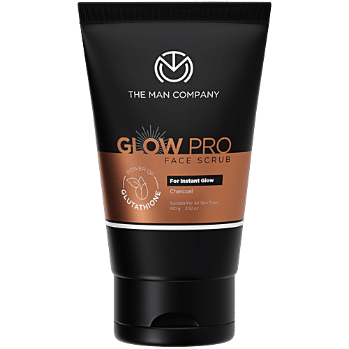 Buy The Man Company Glow Pro Charcoal Face Scrub Online at Best Price of Rs 300.14 - bigbasket