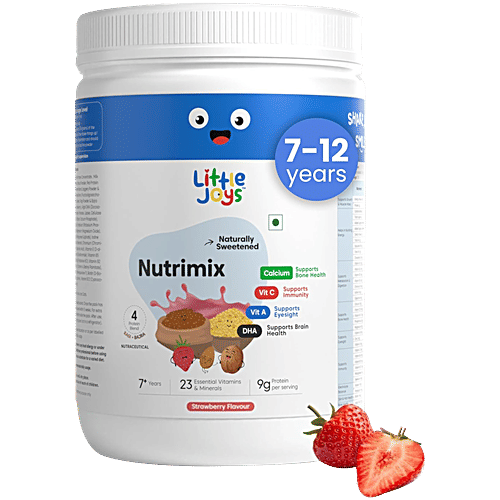 Buy Little Joys Strawberry Flavour Nutrimix For 7+ Years Online at Best ...