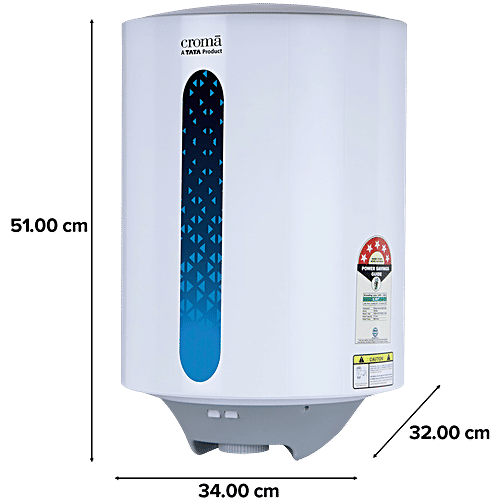 Buy Croma 15 Litre 5 Star Vertical Storage Geyser With Temperature ...