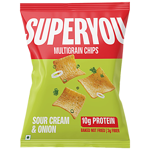 Buy Superyou Sour Cream & Onion Multigrain Chips Online at Best Price ...