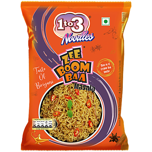 Buy 1to3 Noodles Zee Boom Baa Masala Noodles Online at Best Price of Rs ...