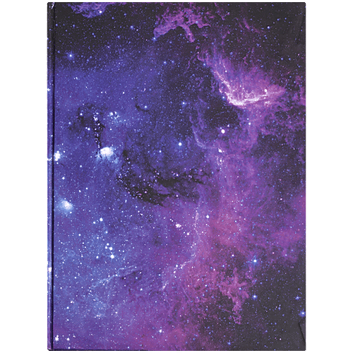 Buy Papboo A5 140 Single Ruled Pages Hardbound Notebook Diary - Galaxy ...