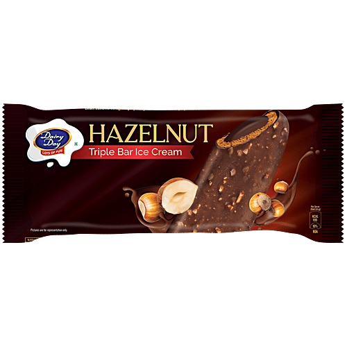 Buy Dairy day Hazelnut Triple Bar Ice Cream Online at Best Price of Rs ...