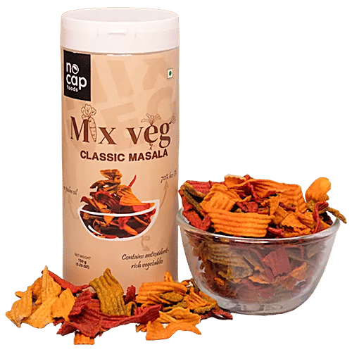 Buy Nocap Foods Mix Veg Masala Chips Online at Best Price of Rs 170 ...